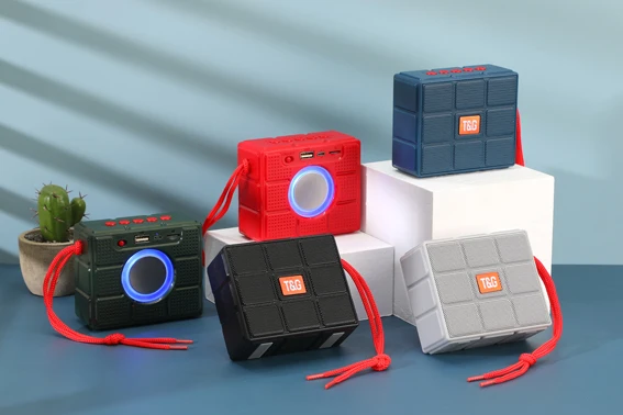 Tg311 New Portable Speaker Led Light Wireless Bass Waterproof Outdoor ...