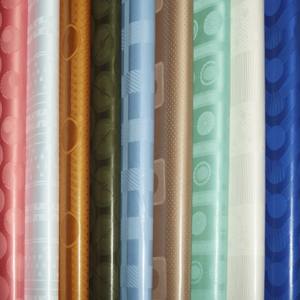 Tissus Africain Textile Cotton Original Bazin Riche Nigeria Brocade ...