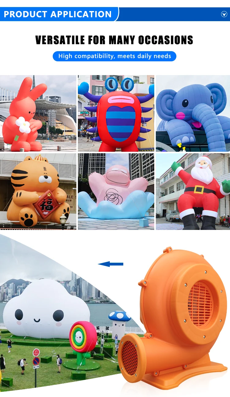 Custom Inflatable Tubeman Blower Giant Commercial Bounce Inside ...