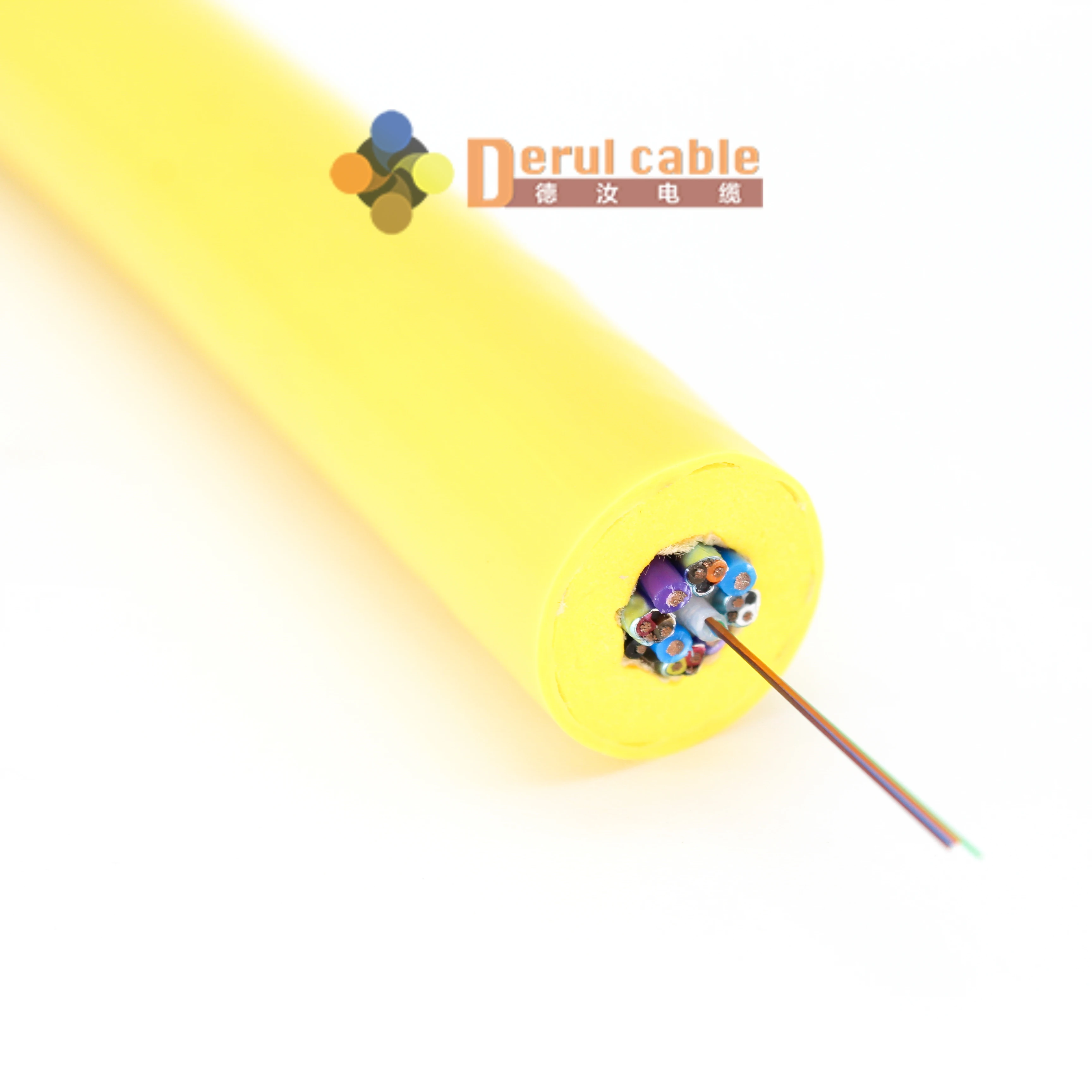Shielded Twisted Pair ROV Umbilical Underwater Neutrally Buoyant Tether ...