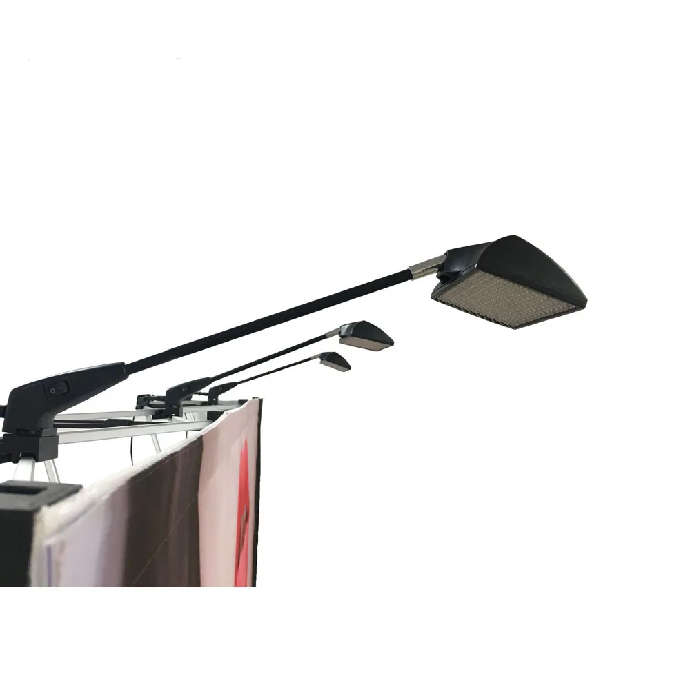 25W Led Display Light Stand Exhibit Lighting ETL Trade Show Long Arm ...