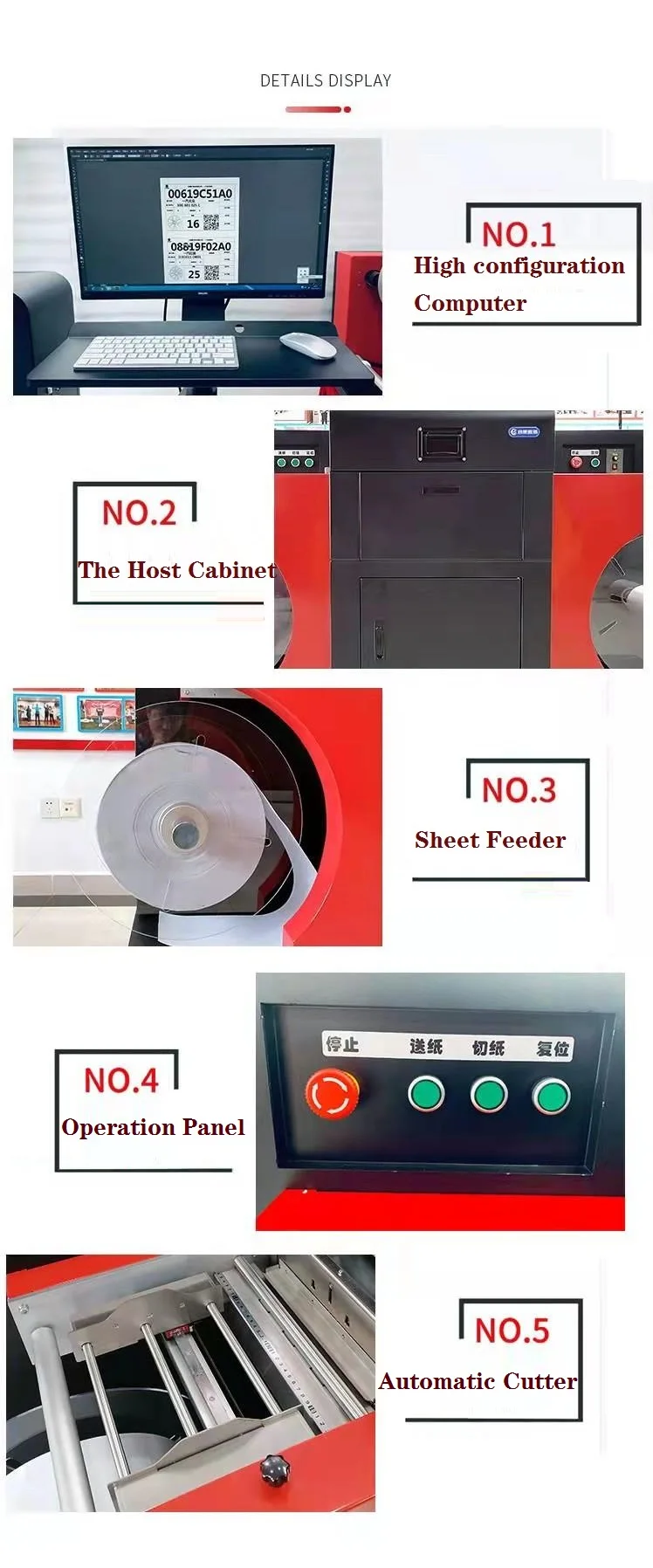 Adhesive Sticker Label Printing Machine Digital Printers Bottle ...