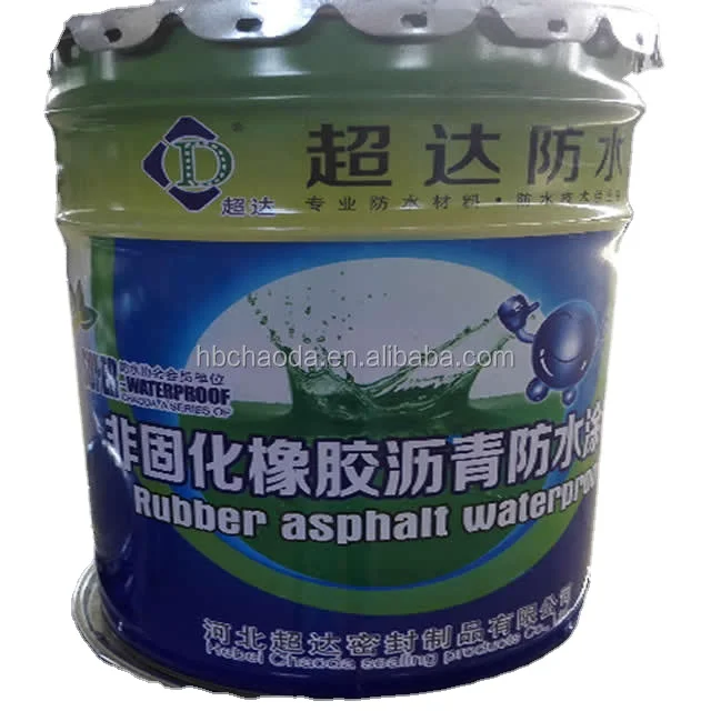 Non-curable Rubber Modified Bitumen Waterproof Coating Rubberized ...