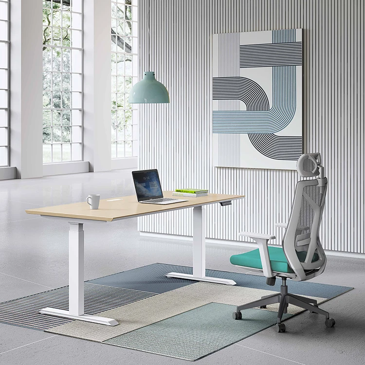 Office Furniture Automatic Computer Ergonomic Electric Table Extensible ...