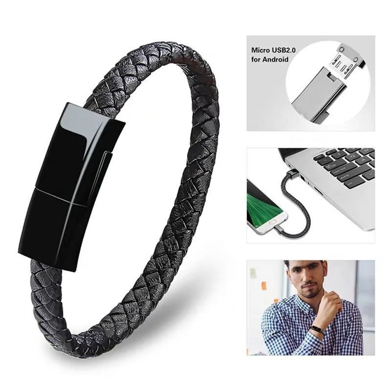 Smart Household - Versatile PD60W Bracelet Cable for Iphone, Samsung ...