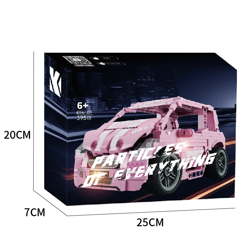 395pcs Programmable Rc Block Car Girl Gift Radio Control Car Building ...
