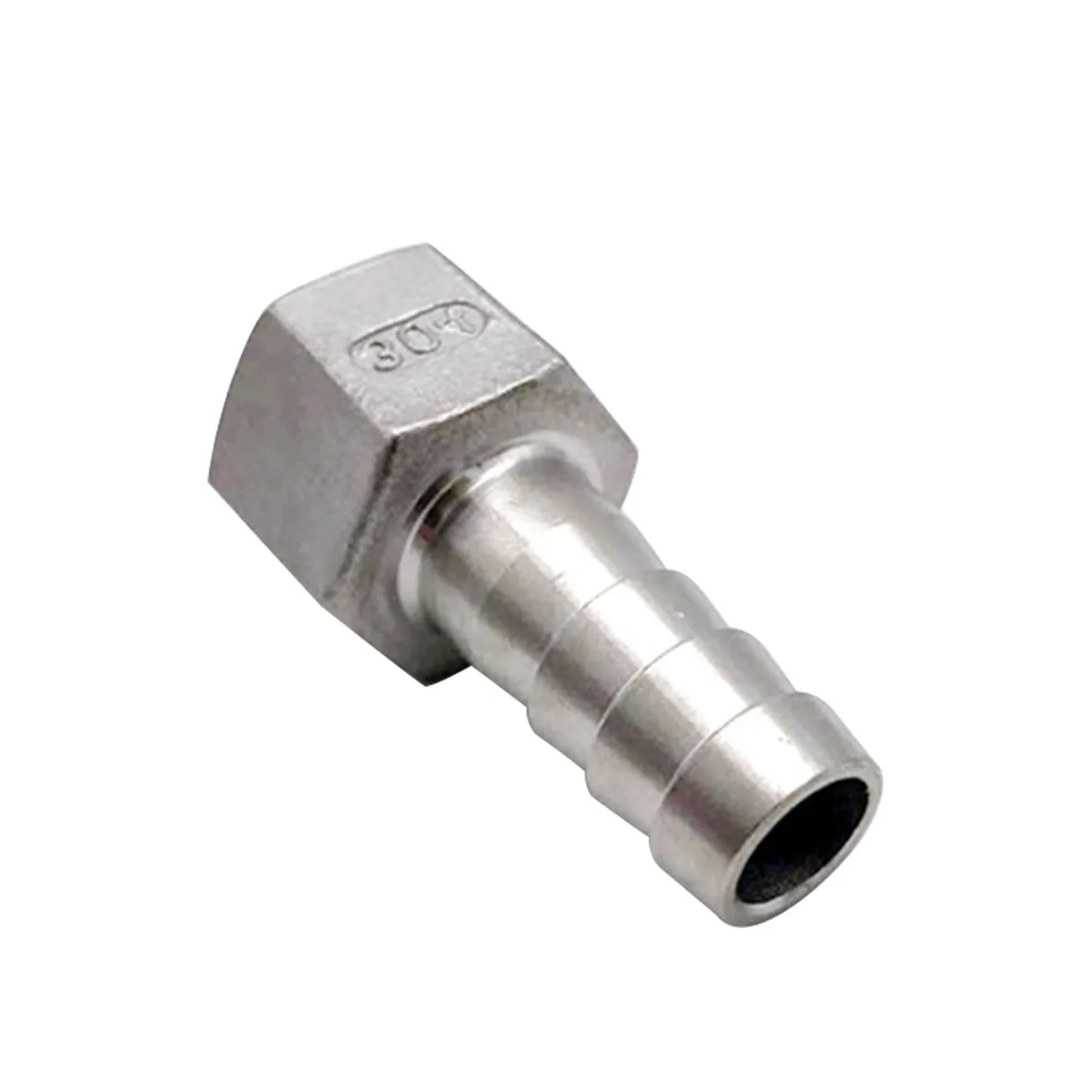 Stainless Steel 304 Hexagonal Pagoda Inner Thread Skin Pipe Joint Fire ...