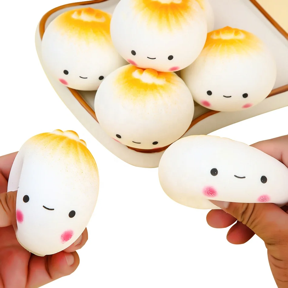 Alibaba.com: Realistic TPR Steamed Bun Squishy Toy, Soft Squeeze Fidget ...