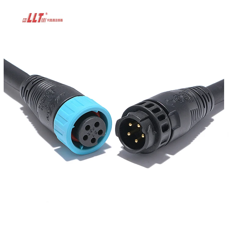 LLT 300V 15A IP67 2 3 4 5 6 7 8 9 12 14 Pin M19 Quick Connect ...