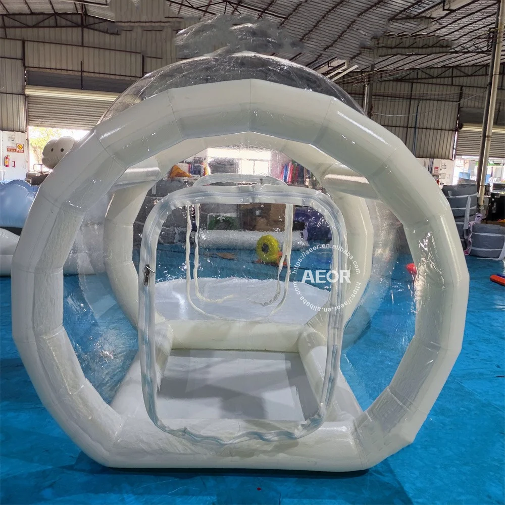 Kids Party Clear Inflatable Crystal Igloo Dome Bubble Tent