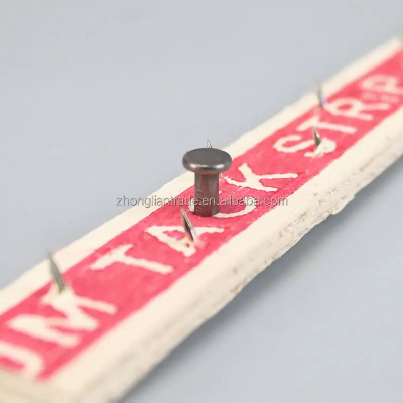 Different size wood Carpet Tack Strip/carpet gripper with nails floor ...