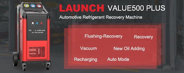Smartsafe LAUNCH VALUE 500PLUS R1234yf Refrigerant Gas Automotive A/C ...