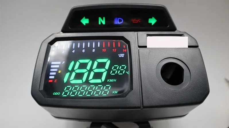 2023 With Rpm 100cc Ax 100 Digital Motorcycle Speedometer Meter Gauge ...