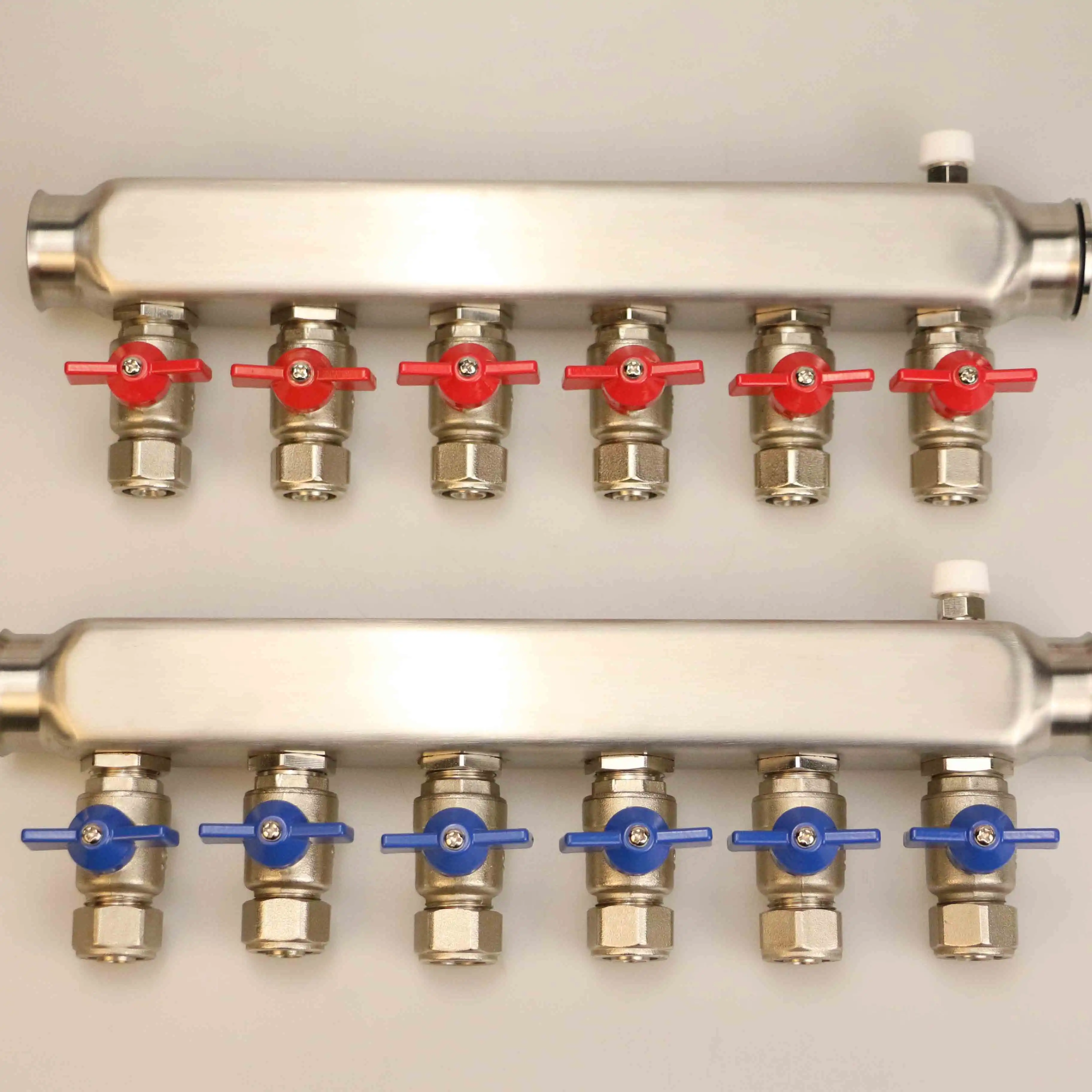 Stainless Steel Manifold With Ball Valve 6 Way Water Manifold Threaded ...
