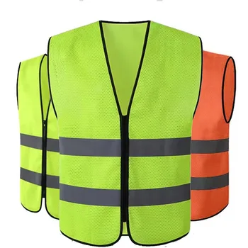 Multi-colour Customizable Traffic Safety Reflective Vest With Pockets ...