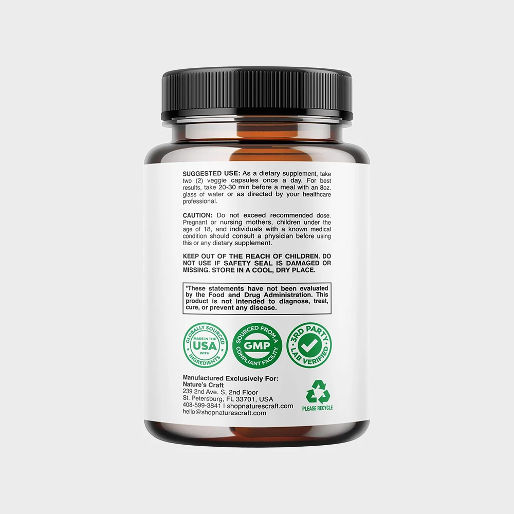 Liver Support Capsules Support Brain Health Assists Digestive Enzymes ...