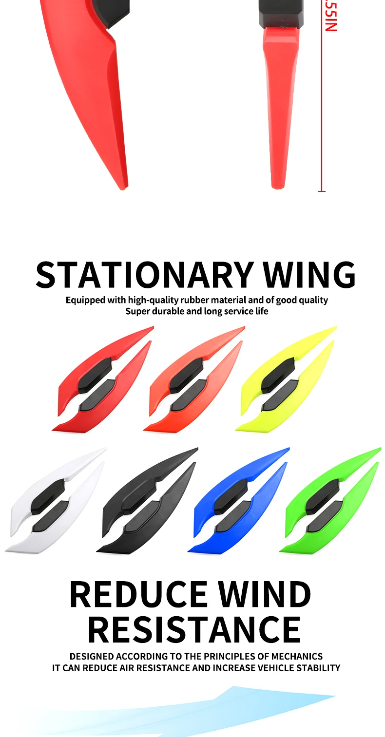 Motorbike Universal Plastic Parts Body Deflector Decorative Parts Air ...