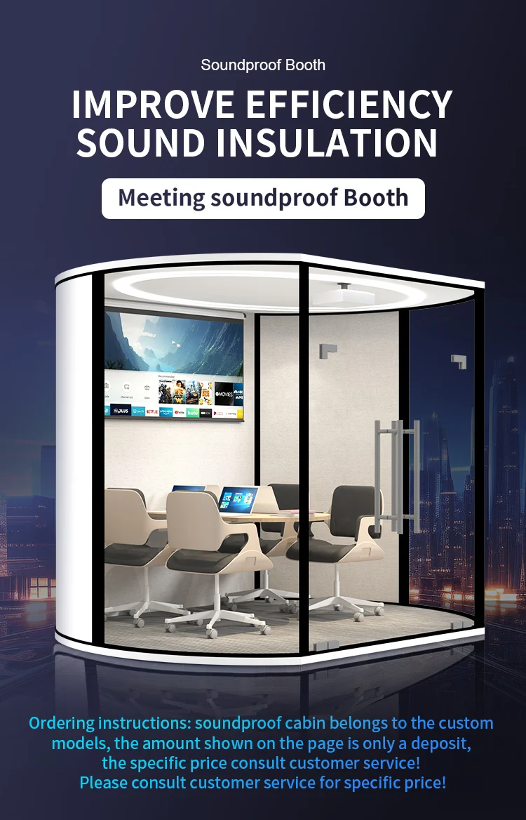 Silent Room Soundproof Room Office Pod Work Meeting Office Phone ...