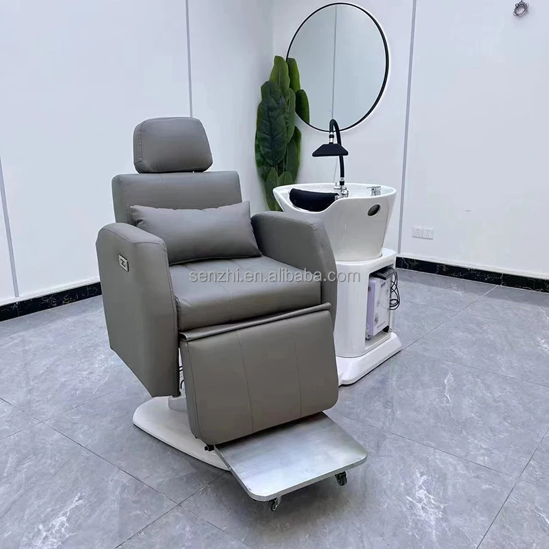 Customizable Electric Reclining Knead Massage Shampoo Bed Hair Salon Washing Water Therapy Head