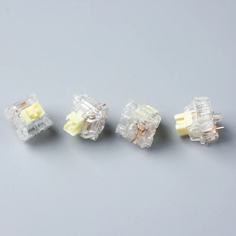 Huano Mechanical Keyboard Switches Full Transparent Diamond Shaft With ...