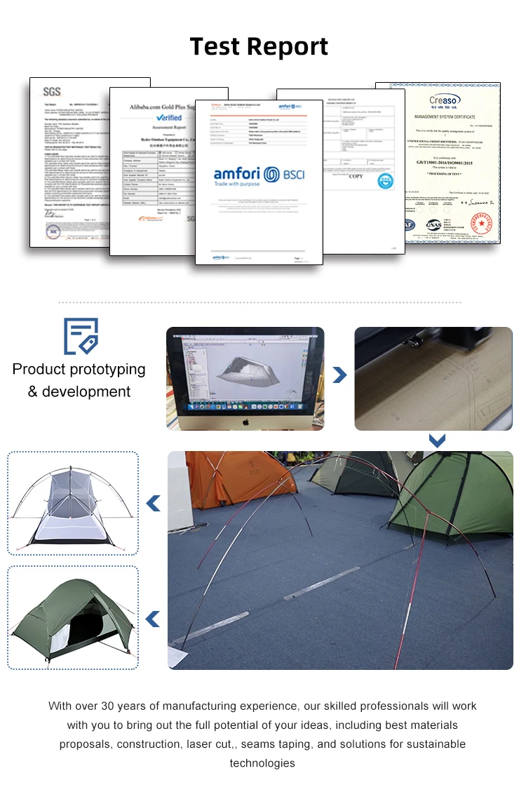 Custom Ultralight Tent - Ideal for One Person Backpacking