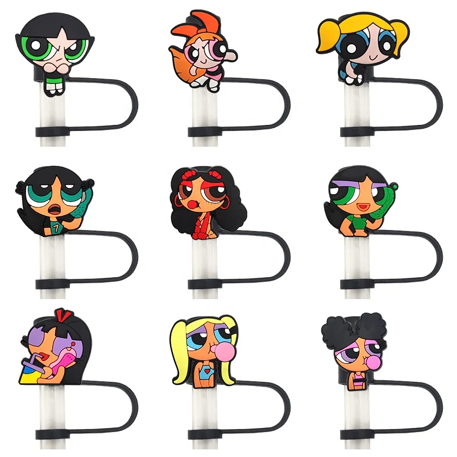 Customizable Straw Topper Charms - Wholesale Available