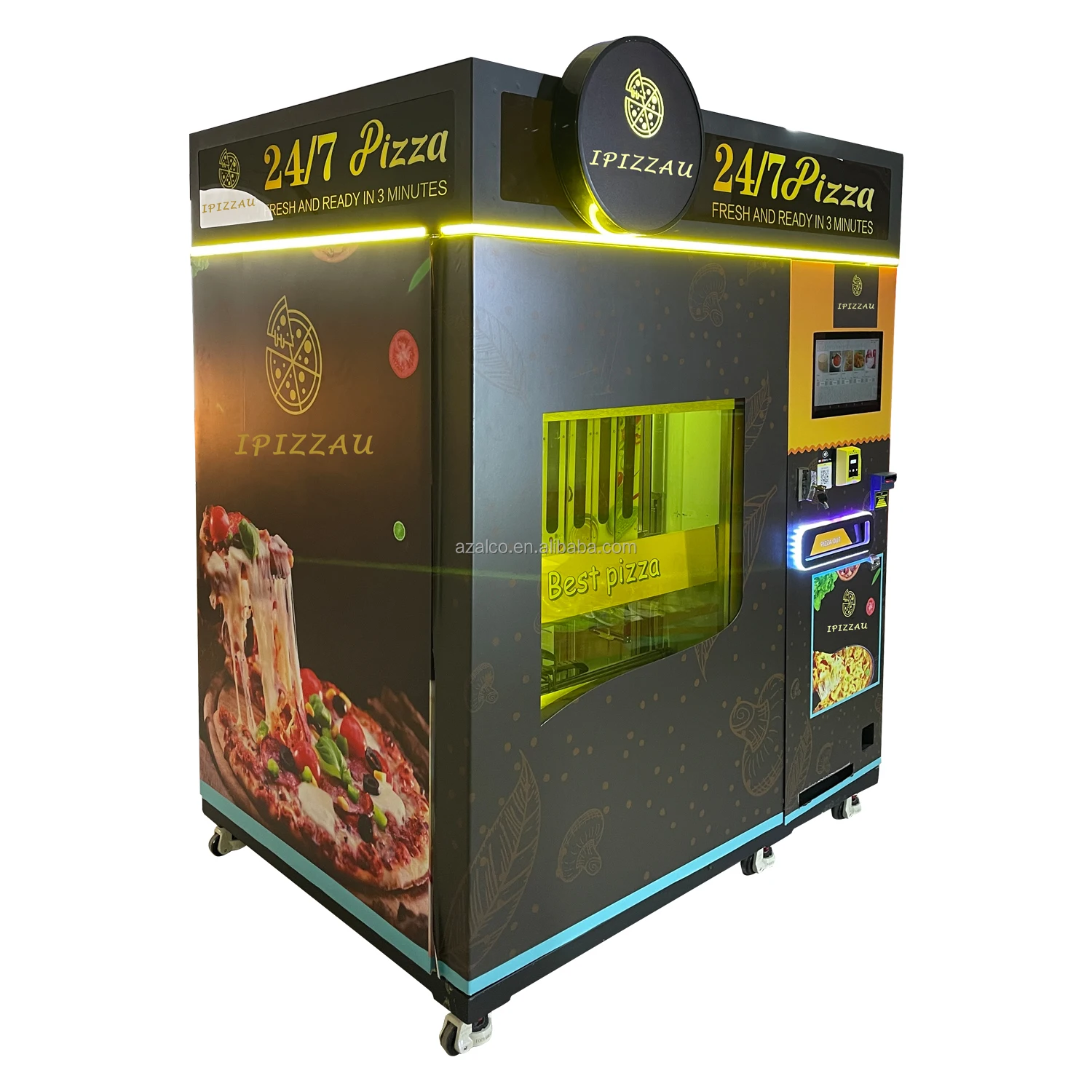 Half Auto 12inch Pizza Making Vending Machine with Bank Card Reader