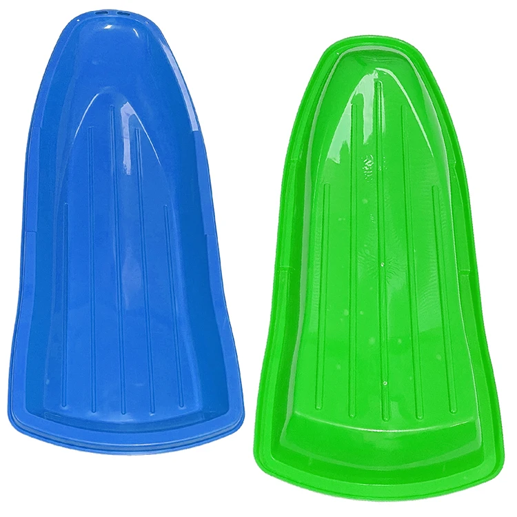 Downhill Winter Toboggan Snow Sled Ice Sliding Winter Sports 2 Person ...