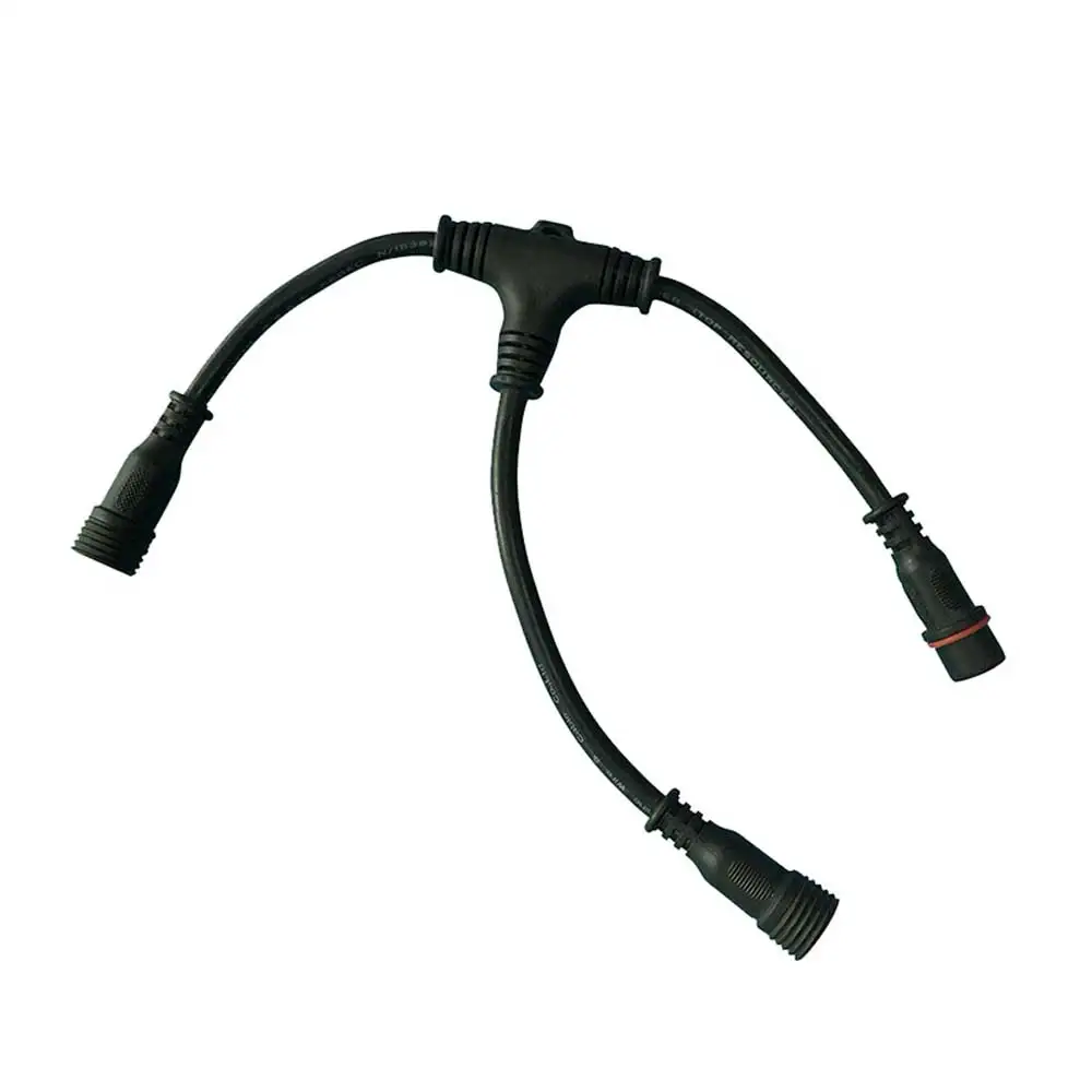 Customized 2pin T-type Splitter Connector 1 To 3 Way Cable Connector ...