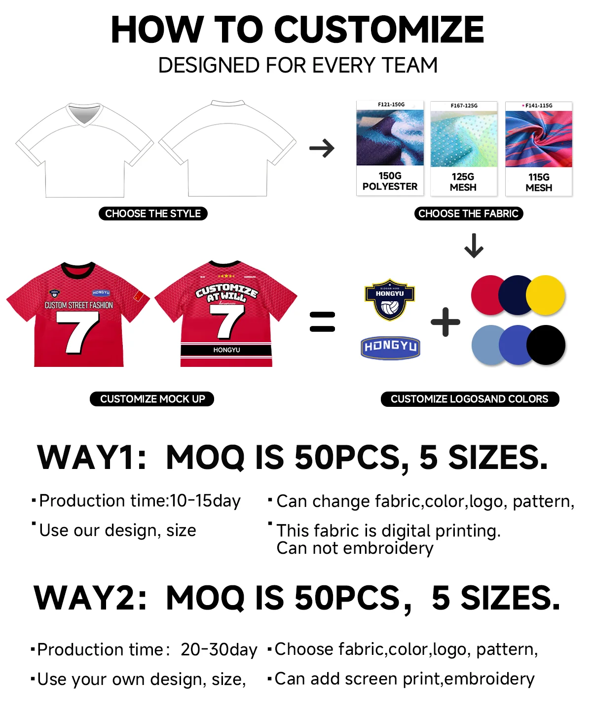 Custom Quick Dry V Neck Print Retro Jersey Football T-shirt