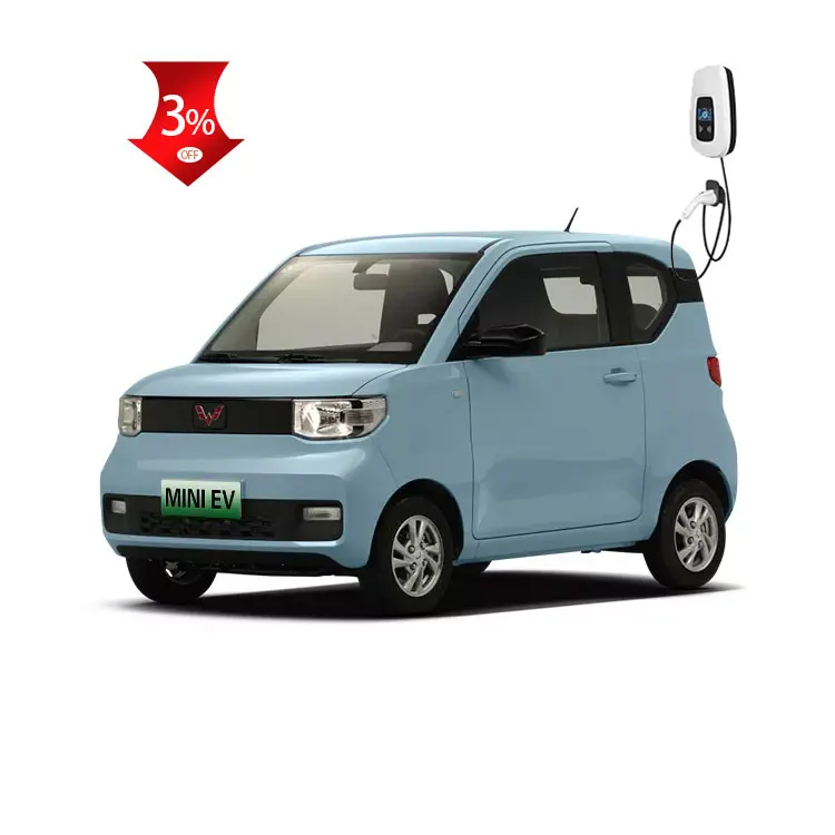 2022 Wuling Mini Ev New Car Electric 100kmh 170km Long Range Four 4 Doors 4 Seater Green Left ...