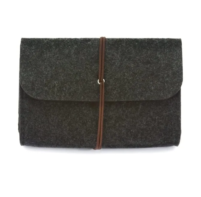 Merino Wool Felt Cable Organizer - Storage Pouch Bag