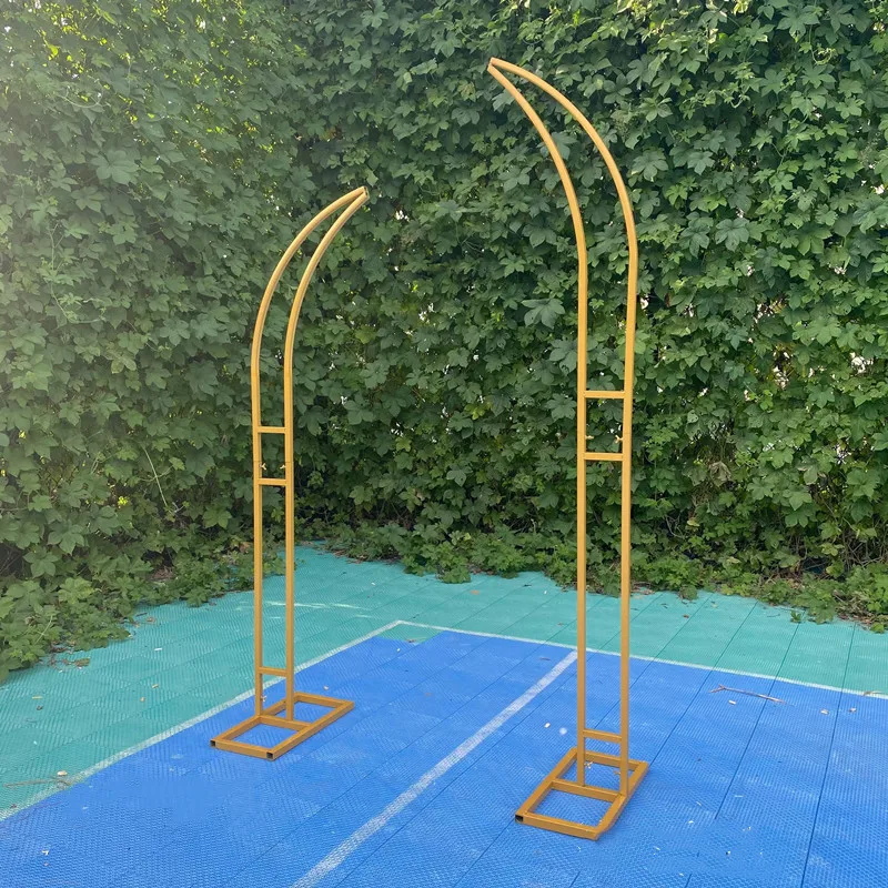 Wedding Metal Arch Frame White Backdrop Stand Set Suitable For Wedding ...