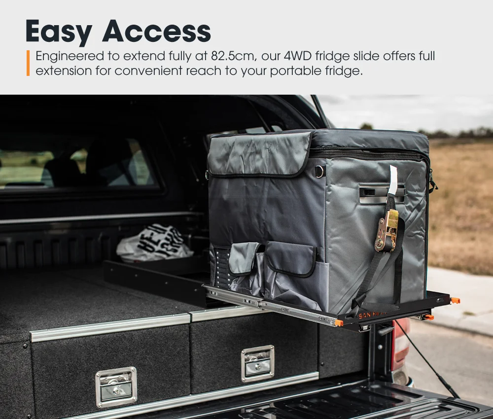 San Hima Full Extension 75l 4x4 Car Refrigerator Freezer Slide Easy ...