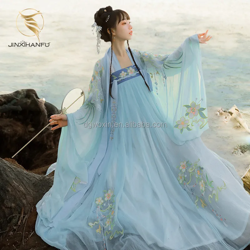 Women Hanfu Dress Ancient Chinese Traditional Hanfu Dresses Vintage Fancy Cosplay Costume Swing ...