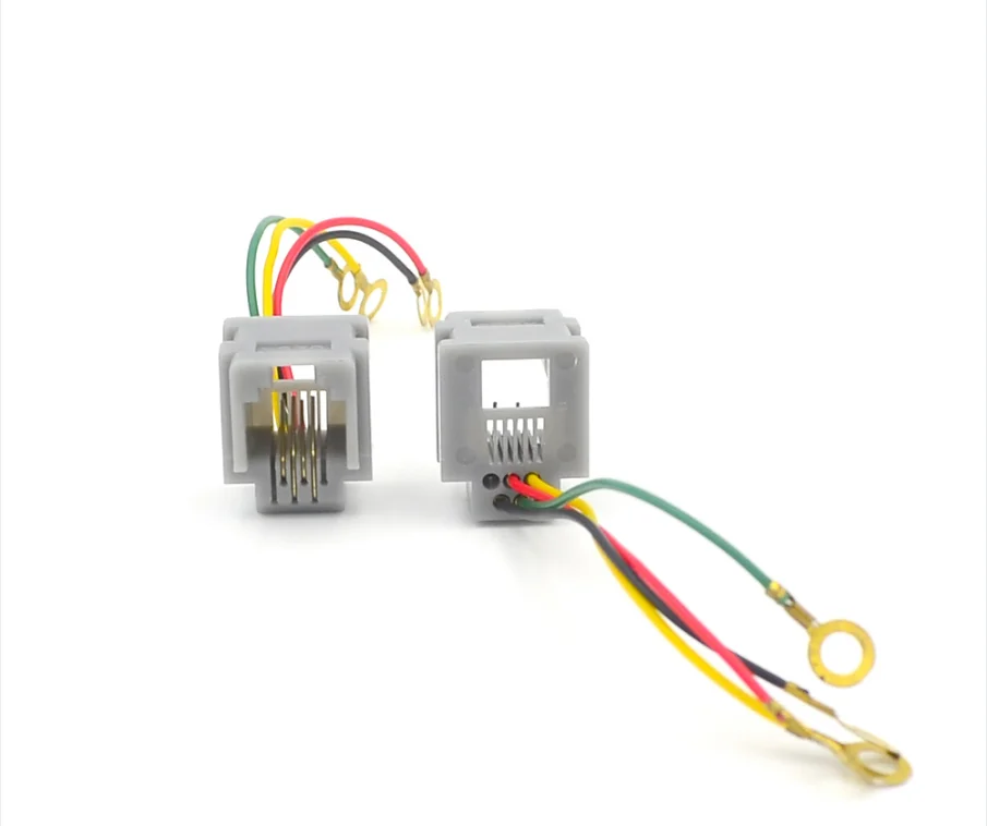 Rj11 Female Connector 623k Wire Jack With O Terminal - Buy 623k Wire ...
