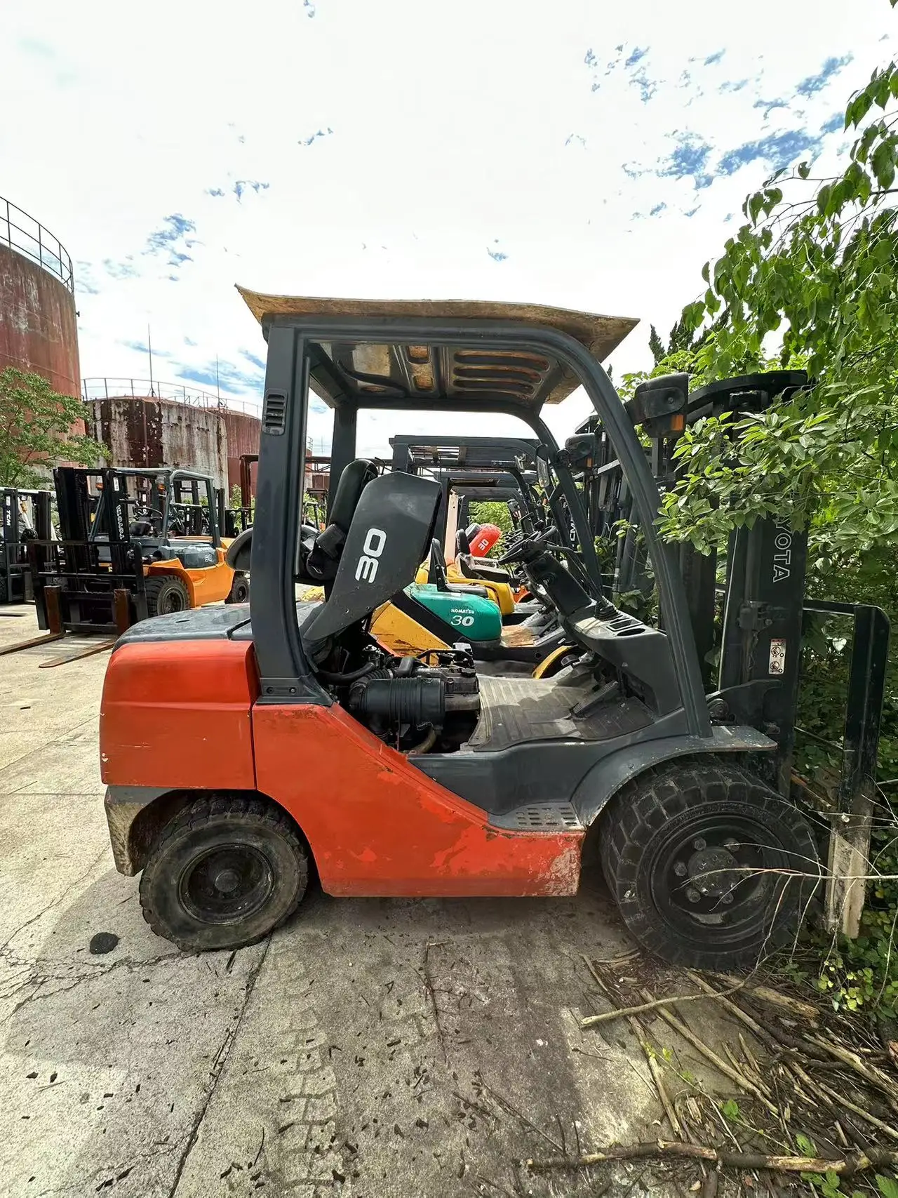 Japan Made Used Toyota Forklift Fd30 All Brand Of Japan Made 3 Ton Forklift Toyota Fd 30 On Sale ...