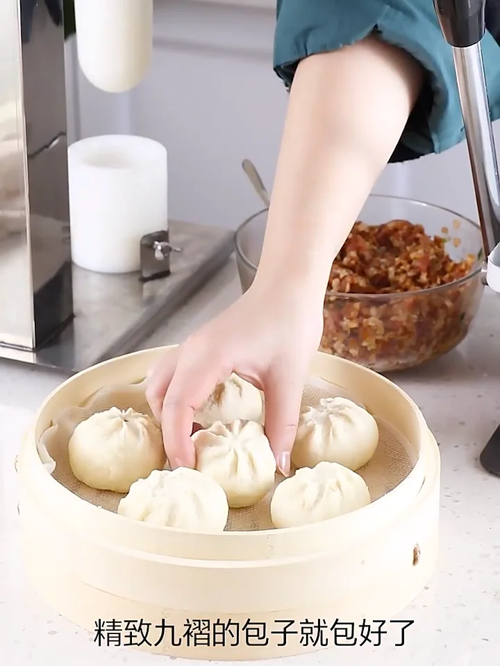 Mini Manual Chinese Momo Mold Dumpling Hand Work Panch Bun Filling ...
