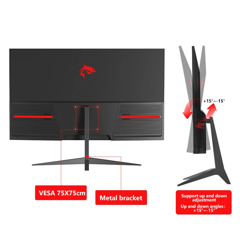 Curved Gaming Monitor 24 Inch Lcd Panel 165hz Refresh Rate Gaming ...