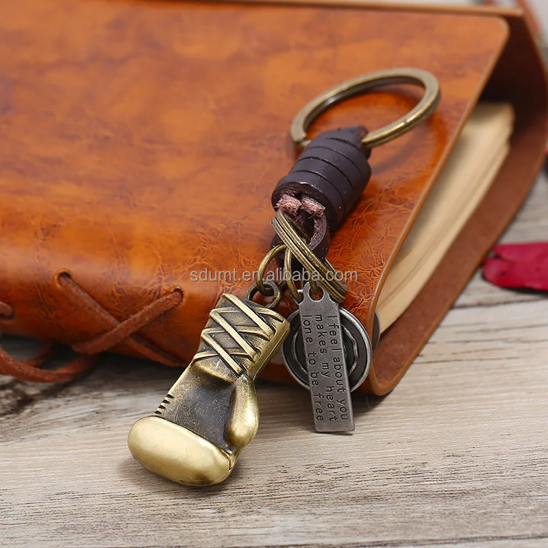 Bronze Retro Boxing Key Ring Inspired by 'I Feel about You' Fashion ...