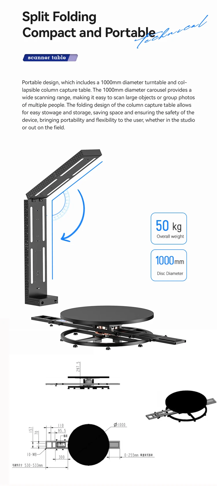 360 High-Precision 3D Scanner and Multicolor Print Machine for Pet ...