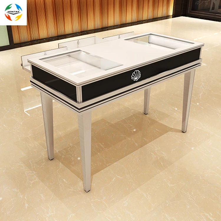 Customizable Diamond Display Showcase Free Standing Pedestal Aluminum ...