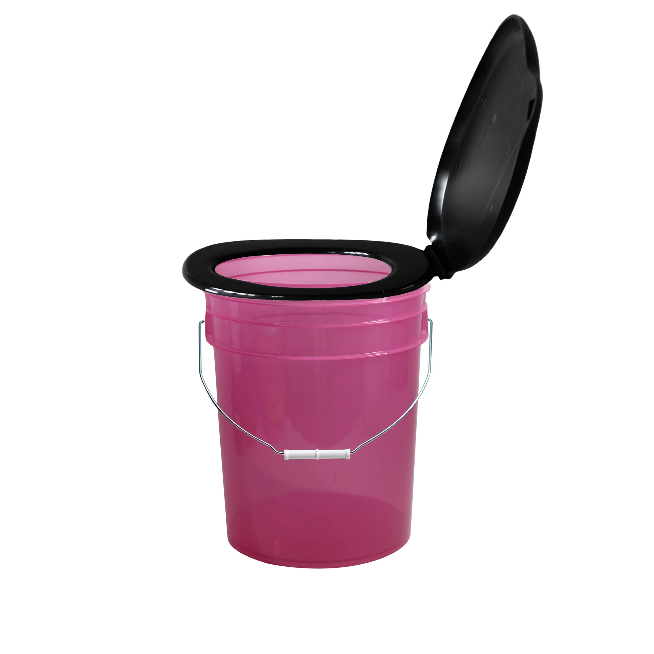 Hot Sale Portable Camping Toilet Seat With Lid Fits 5 Gallon Buckets ...