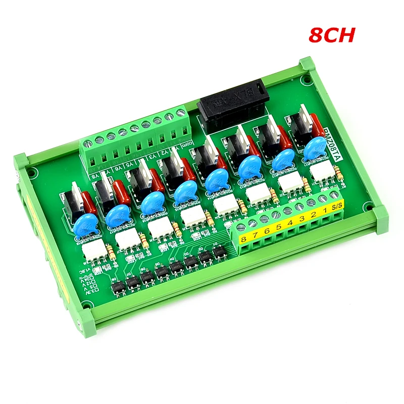 4-24 Channels Optocoupler isolated IO single chip microcomputer PLC AC amplifier board output ...