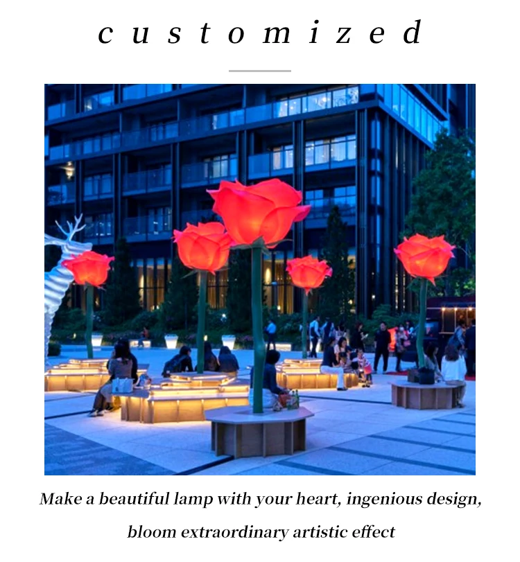 Large Outdoor Garden Lights Sculpture Creative Lamps For Parks Hotel ...