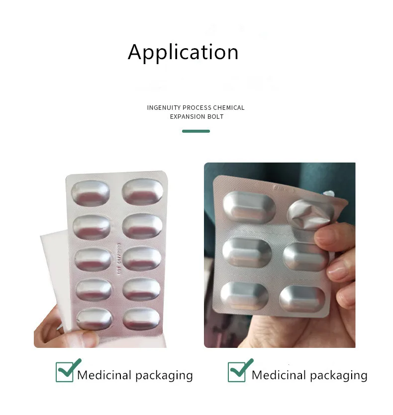 Opa/alu/pvc Alu-alu Bottom Foil Aluminum Foil Tablet Blister Packs ...