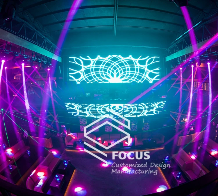 Customized LED Music Bar Counter Design for Night Clubs