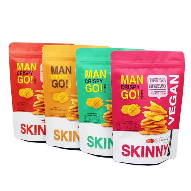 Custom Plantain Chips Packaging Bags | Moisture Proof & Zipper Top Food ...