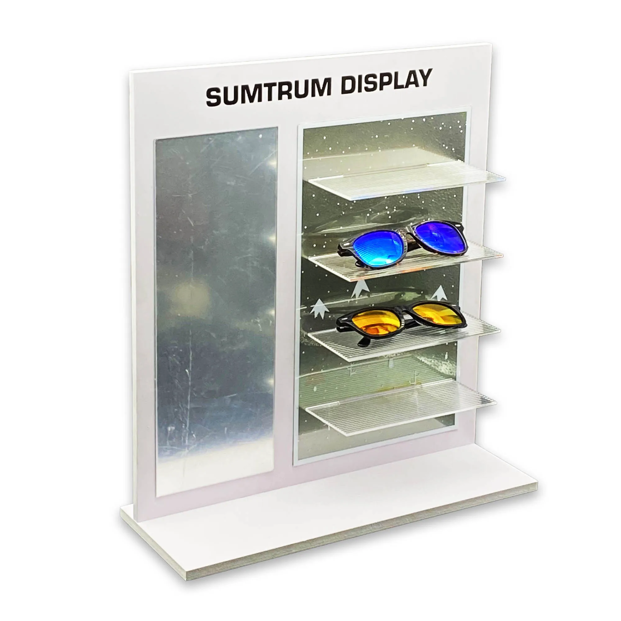 Pvc Form Board Display Sunglasses Eyewear Display With Large Rainbow ...