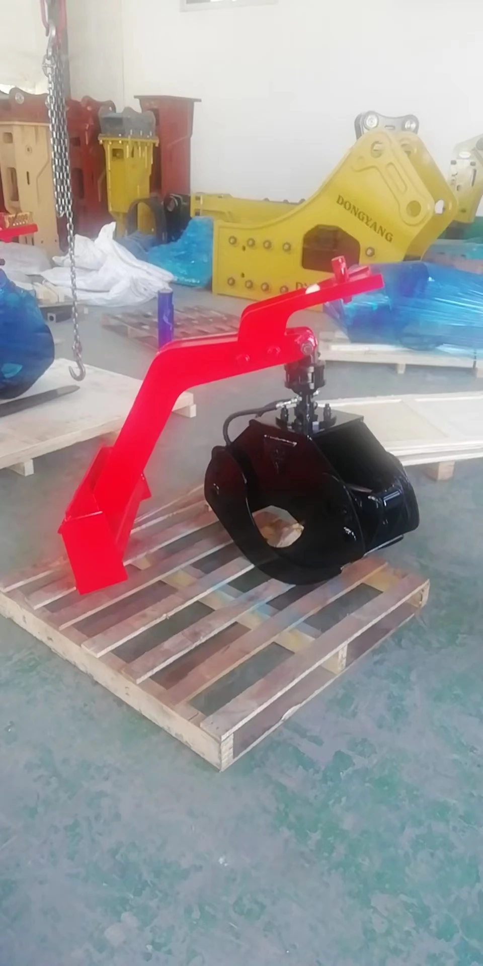 16 Ton Digger Log Grapple Hydraulic Wood Grabber for Excavator Scrap ...